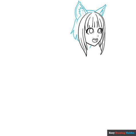 How To Draw An Anime Wolf Girl Easy Step By Step Tutorial