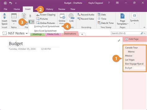 Inserting Microsoft Excel Spreadsheet In Onenote Page This Is Why