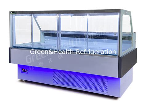 White Front Open Sliding Glass Door Deli Display Chiller With Danfoss Compressor