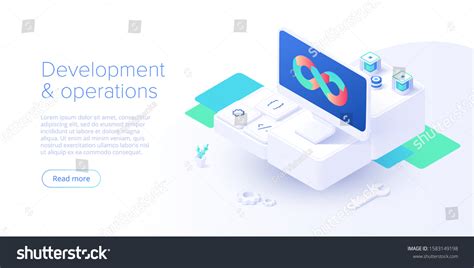 Web Development Concept Flat Design Developing Stock Vector Royalty
