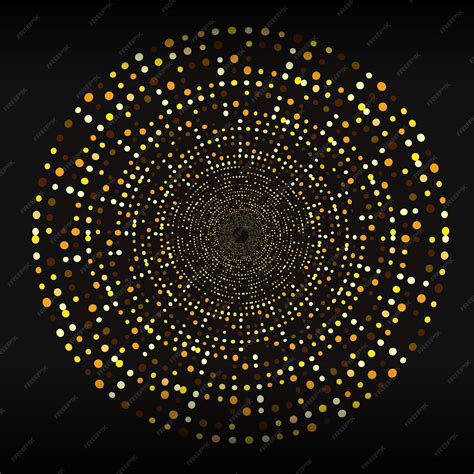 Premium Vector Mesmerizing Particle Pattern