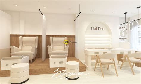 ออกแบบร้านทำเล็บ ออกแบบร้านต่อขนตา S Space Design Connext