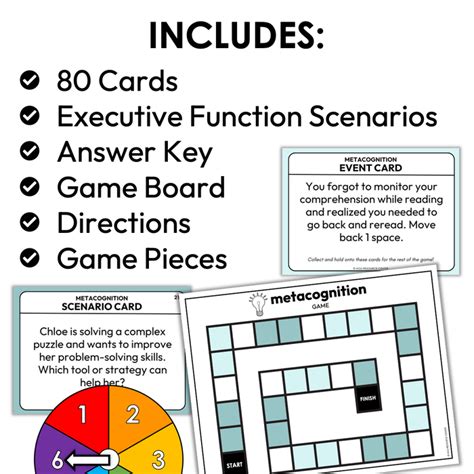 Metacognition Executive Functioning Game — Autism Grown Up
