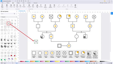 Genogram Symbol Edrawmax