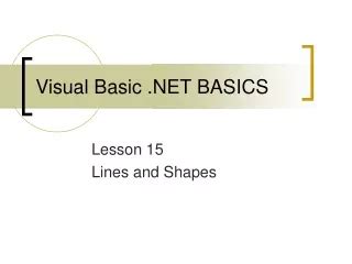 PPT Introduction To Visual Basic NET PowerPoint Presentation Free Download ID 5125218