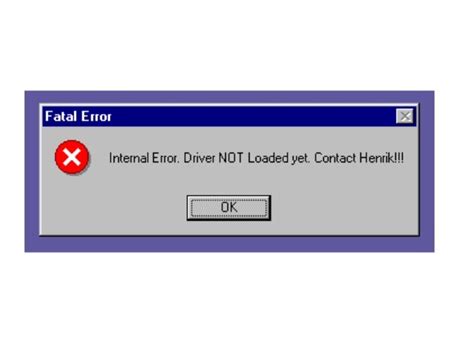 bad error messages