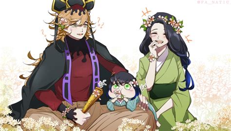 Hashibira Inosuke Douma And Hashibira Kotoha Kimetsu No Yaiba Drawn By Fa Natic Danbooru