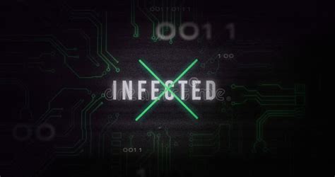 Image Of Interference Over Infected Text Data Processing And Computer
