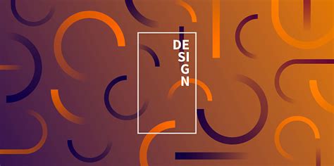 기하학적 모양의 추상적 디자인 트렌디한 오렌지 그라데이션 갈색에 대한 스톡 벡터 아트 및 기타 이미지 갈색 갈색 배경 곡선 Istock