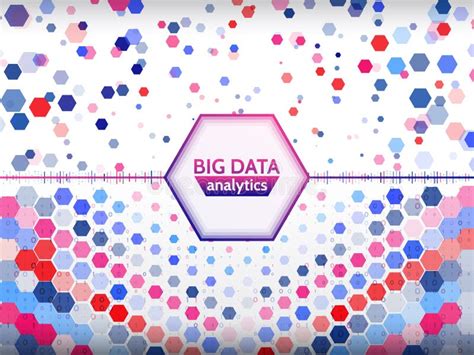Big Data Visualization Abstract Background With Lines Array And Binary
