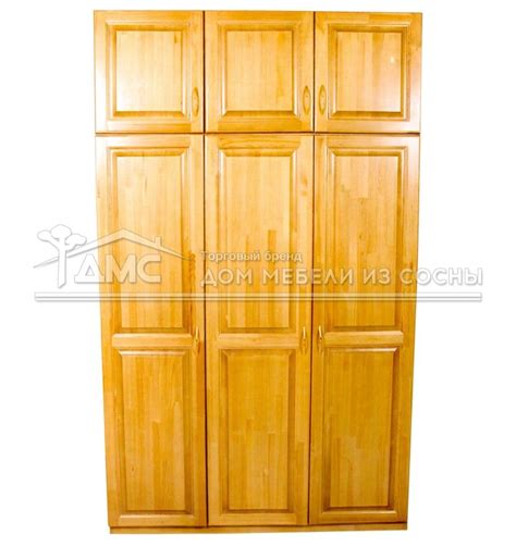 Шкаф 3 х ств Визит с антресолью Cityname купить в интернет магазине «Дом Мебели из сосны
