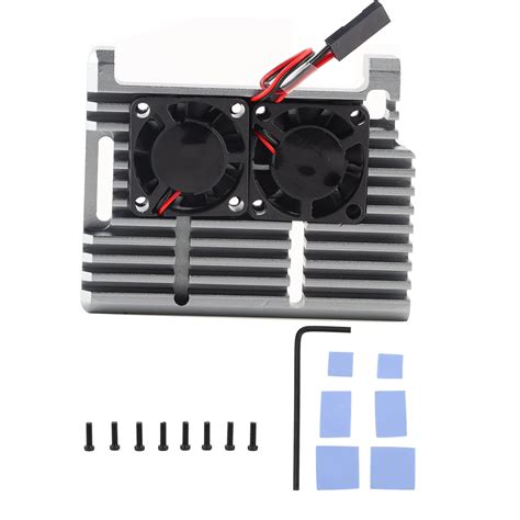aluminum alloy case for raspberry pi 4b protective box cooling shell