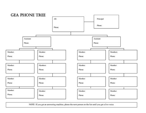 Free Phone Tree Templates MS Word Excel ᐅ TemplateLab