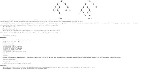Solved The Height Of A Binary Tree Is Defined As The Number