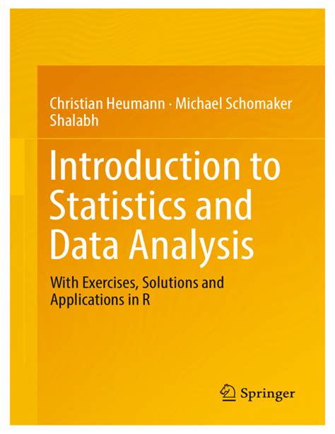 Statistics And Data Analysis