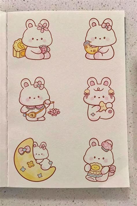 三年级小兔子抱月饼简笔画简单（最新10张） 简笔画图片大全