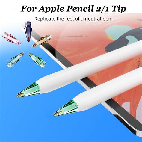 Colorful Replacement Tips For Apple Pencil Pro Stylus Pen Gen 3 2 1 Usb