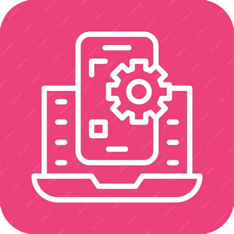 Premium Vector App Development Vector Icon Illustration Of Coding And Development Iconset