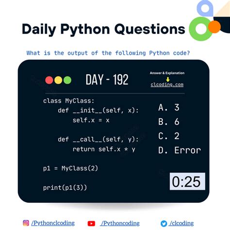 Python Coding Challenge Day 192 What Is The Output Of The Following