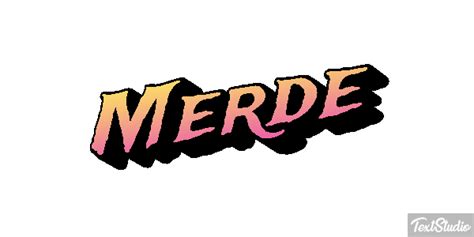 Merde Word Animated  Logo Designs