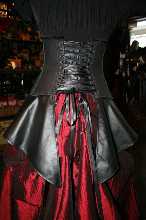 Victorian Leather Corset 2 By On Deviantart Leather Corset