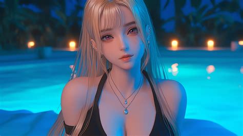 4k HD Wallpaper Marin Kitagawa In Moonlit Hotel Room