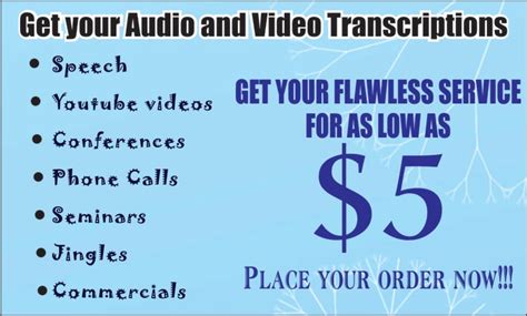 Do Audio And Video Podcast Transcriptions By Natashapen Fiverr