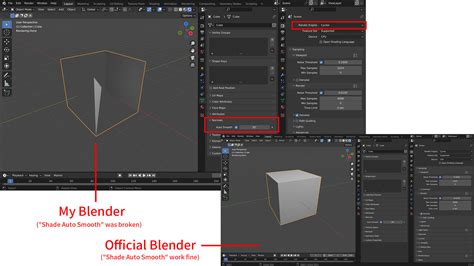 Solved Building Successfully But Shade Auto Smooth Was Broken In Cycles Building Blender