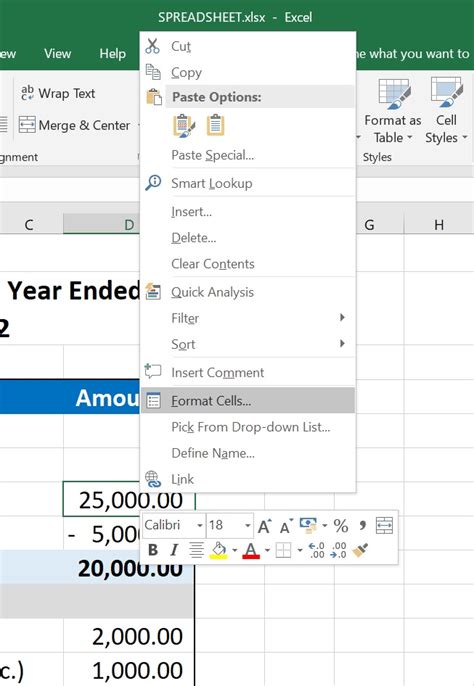 How To Format Your Excel Spreadsheets Solving Finance
