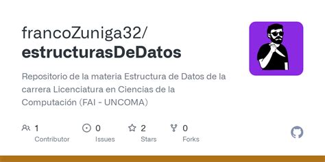 github francozuniga32 estructurasdedatos repositorio de la materia