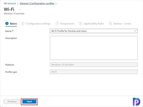 Create A Wi Fi Profile In Intune A Step By Step Guide