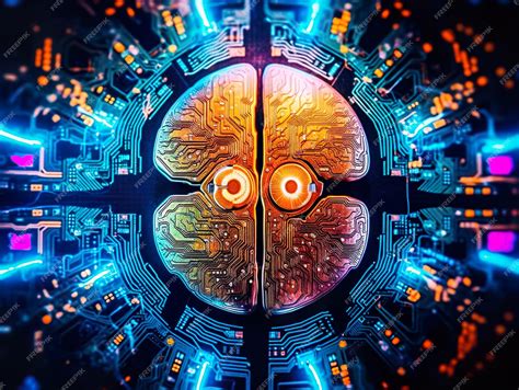 Premium Ai Image Human Brain As A Computer Microchip Ai Based Computer Microchip Generative Ai