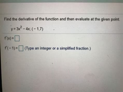 Answered Find The Derivative Of The Function And Bartleby