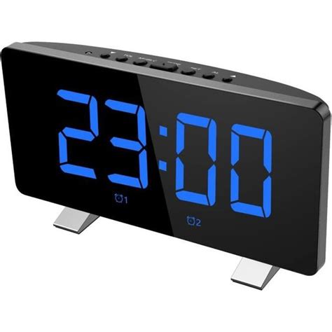 Réveil Digital Led Horloge Numérique Alarme électrique Réveil