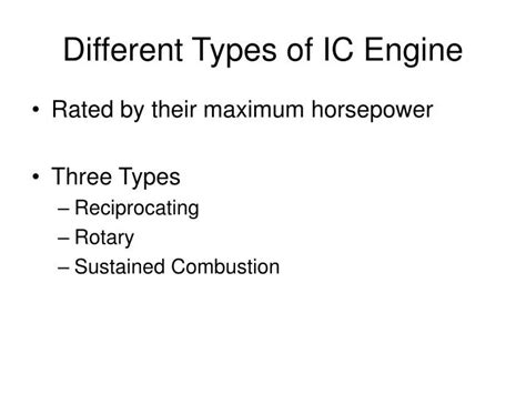 Ppt Different Types Of Ic Engine Powerpoint Presentation Free