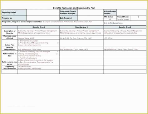 Continuous Improvement Template Excel
