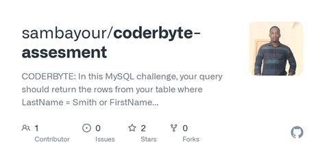github sambayour coderbyte assesment coderbyte in this mysql