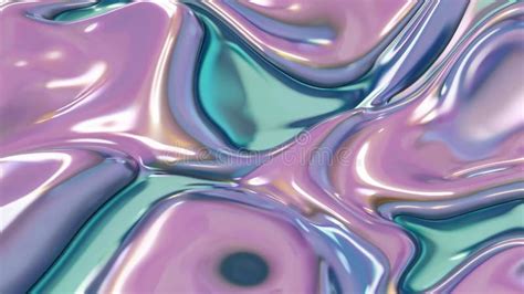 Colorful Iridescent Abstract Fluid Texture Soft Pastel Colors Modern Art And Design Concept