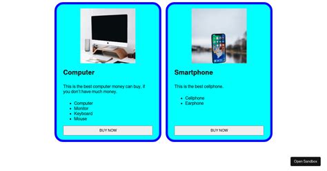 Contoh Kasus Flexbox Forked Codesandbox