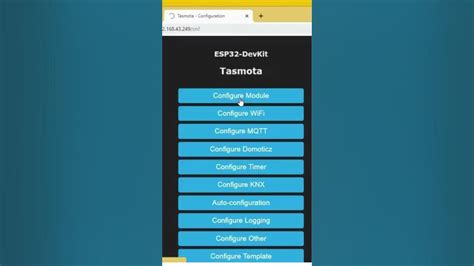 Install Tasmota On Esp32 Shorts Youtube