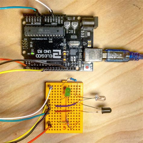Arduino Using Ir Led And Photodiode To Estimate Range