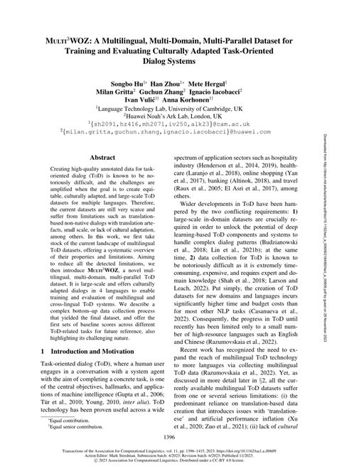 Pdf Multi 3 Woz A Multilingual Multi Domain Multi Parallel Dataset For Training And