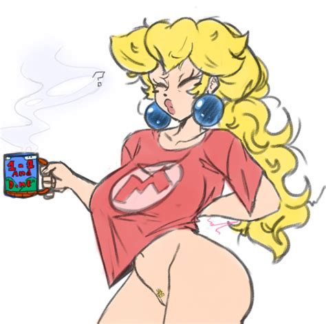 Rule 34 1girls Ass Bottomless Female Mario Series Princess Peach Princesskari Pussy Tagme