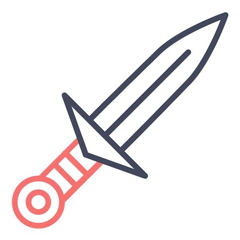 Premium Vector Dagger Vector Illustration Style