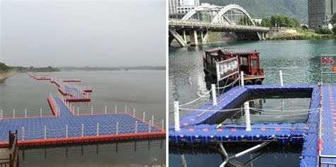 Hdpe Plastic Modular Pontoon Floating Boat Dock Pontoon Quay Buy Floating Dock Pontoon Quay