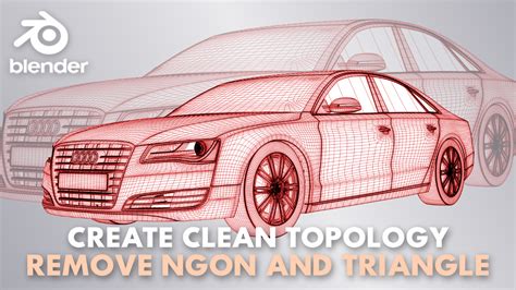 Create Clean Topology Remove N Gon And Triangle In Blender Blender Market