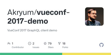 github akryum vueconf 2017 demo vueconf 2017 graphql client demo
