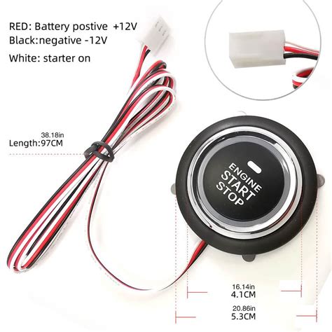 Car Engine Push Start Button Ignition Starter Keyl Grandado