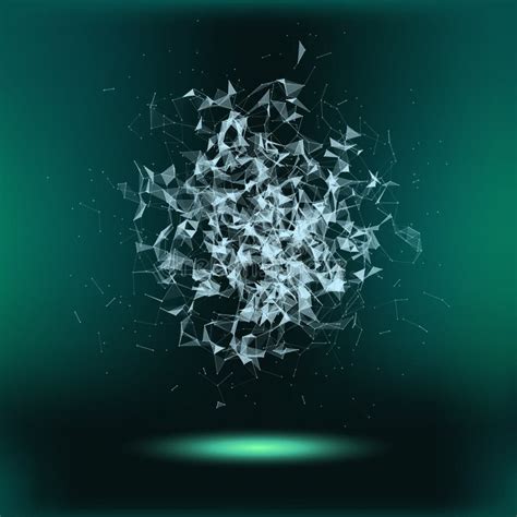 Abstract Plexus Vector Illustration Stock Vector Illustration Of Composition Network 278457005