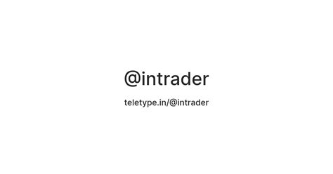 Intrader — Teletype